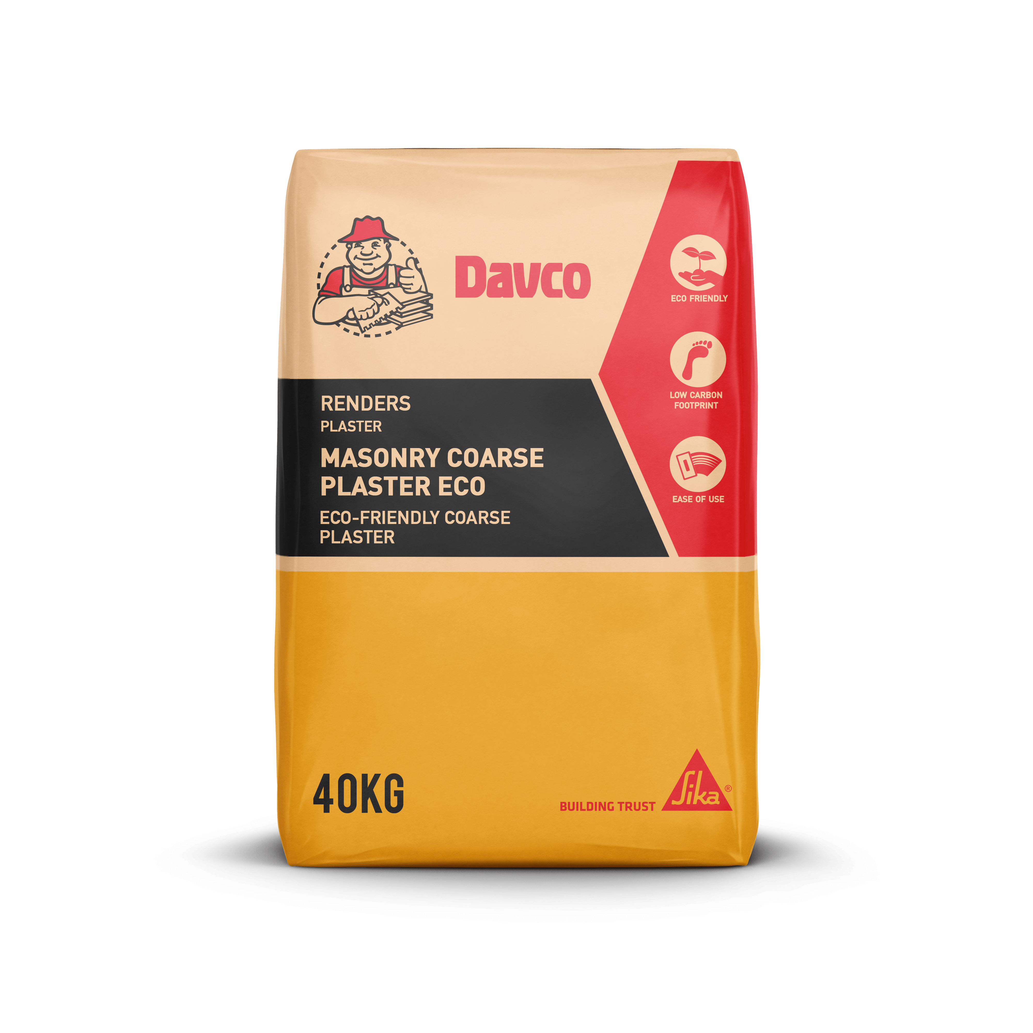 DAVCO MASONRY COARSE PLASTER ECO (40KG) - Khiang Hor Enterprise